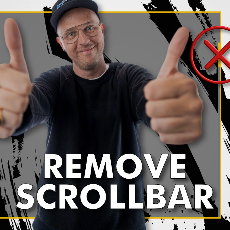 Hide the Native Browser Scrollbar in Webflow